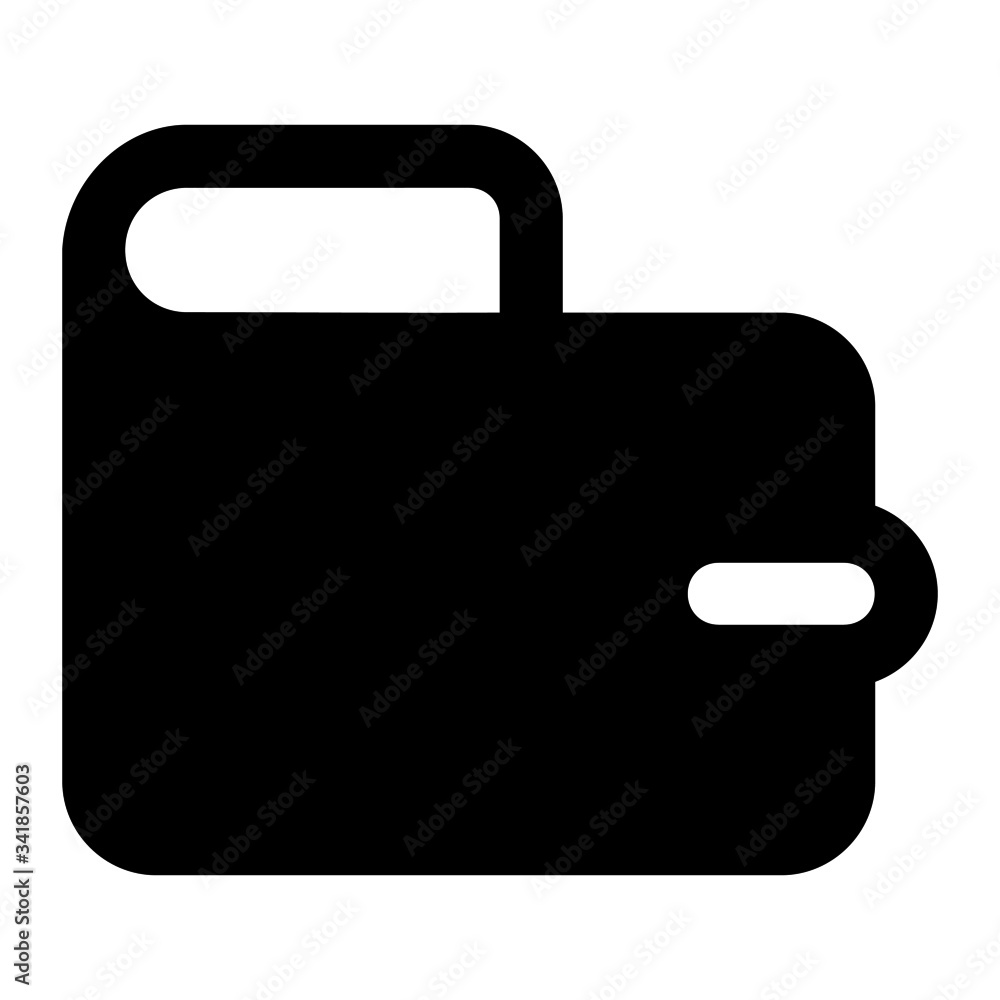 Wallet. Icon with outline style, perfect pixels and base size of 32x32 ...