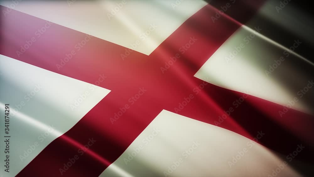 Vidéo Stock 4k Alabama flag,state in United States America,cloth ...
