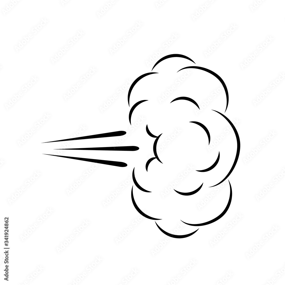 Spray cloud icon. Vector Stock Vector | Adobe Stock