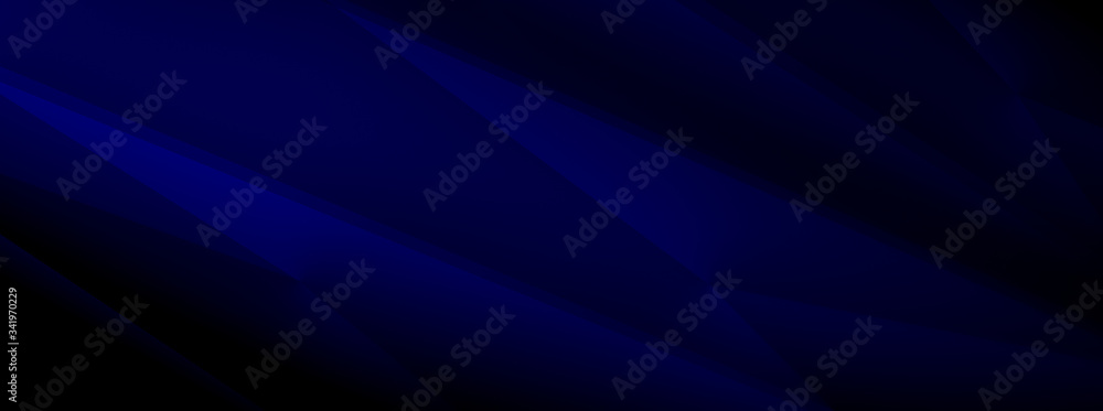 Dark blue abstract background for wide banner Stock Illustration ...