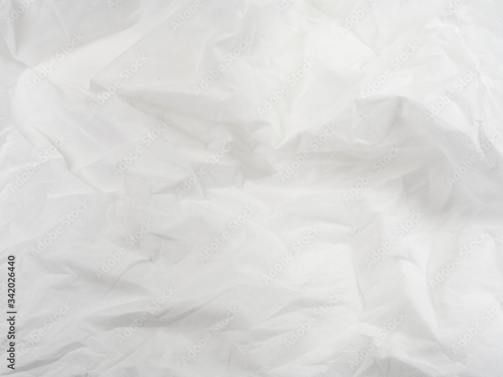 White and gray wide crumpled paper texture background. crush paper so ...