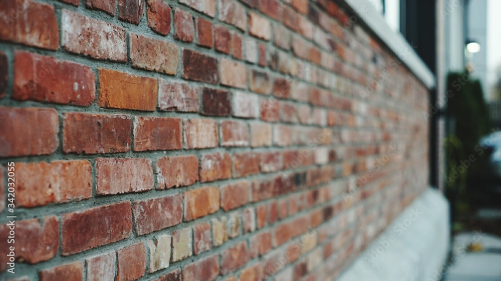 Brick Wall Of Building Stock Photo | Adobe Stock