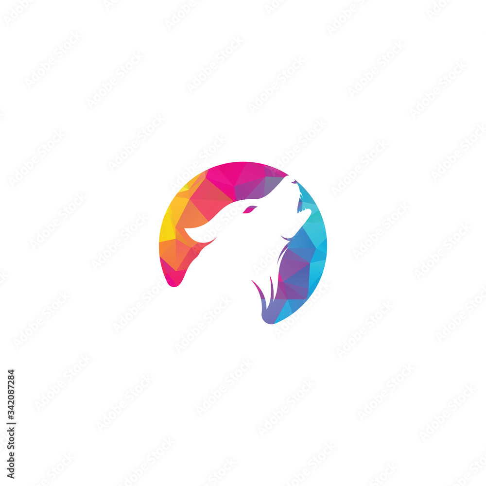 Vetor de Wolf Logo Design. Modern professional wolf logo design. Wolf ...
