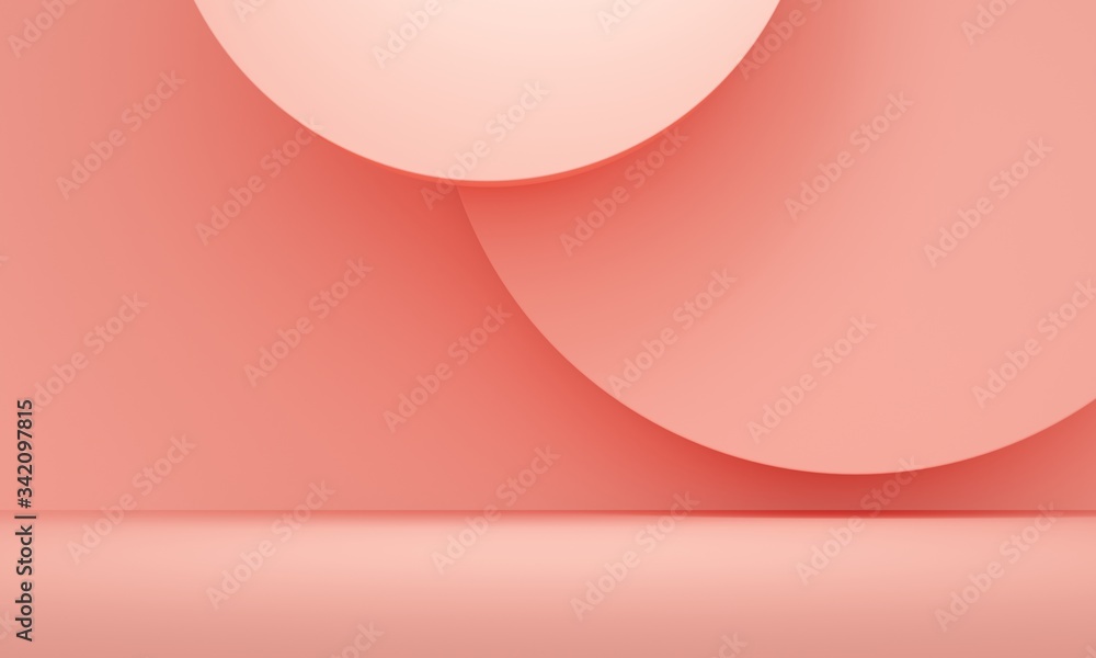 Coral Color Background Design
