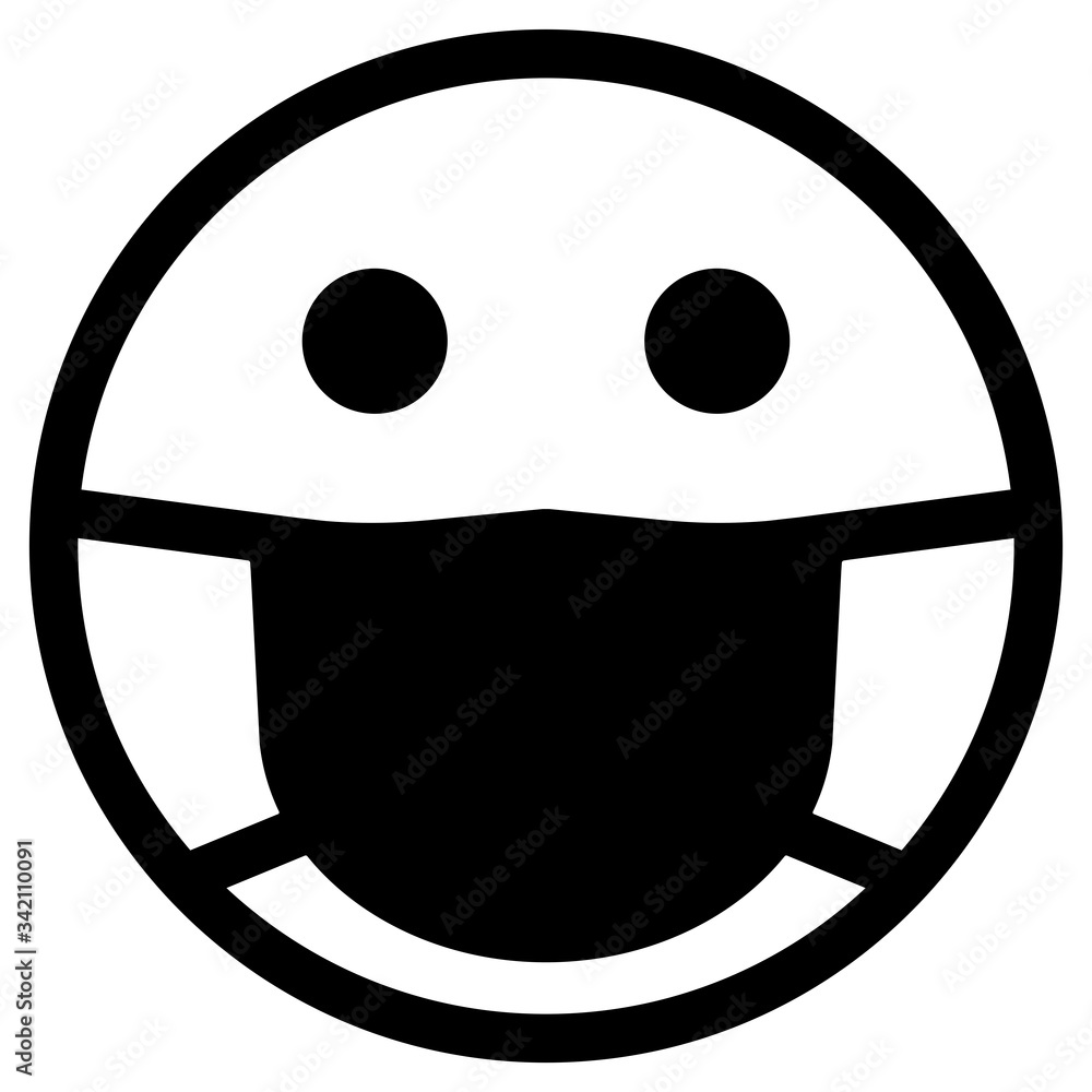 gz768 GrafikZeichnung - english - emotion face sign - smiley emoji flat ...