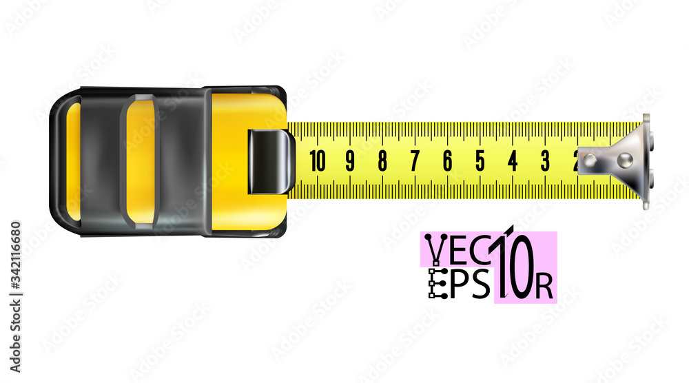 Tape Measure Vector Black And White