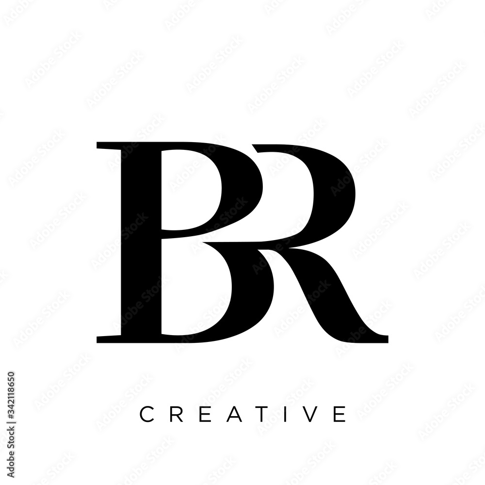 br company logo design Stock Vector | Adobe Stock