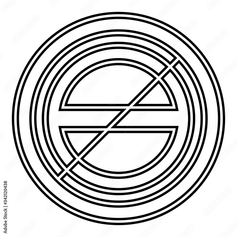 Halogen symbol type cooking surfaces sign utensil destination panel ...