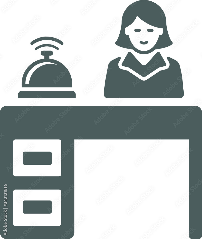 Hotel Reception Icon