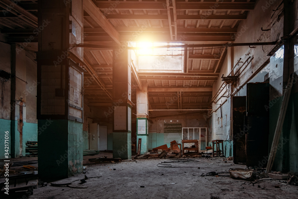 Old Factory Building Interior
