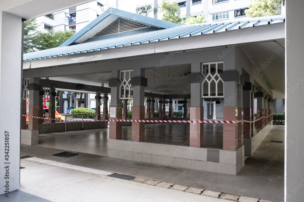 Public are restricted from using the hall during the pandemic circuit ...