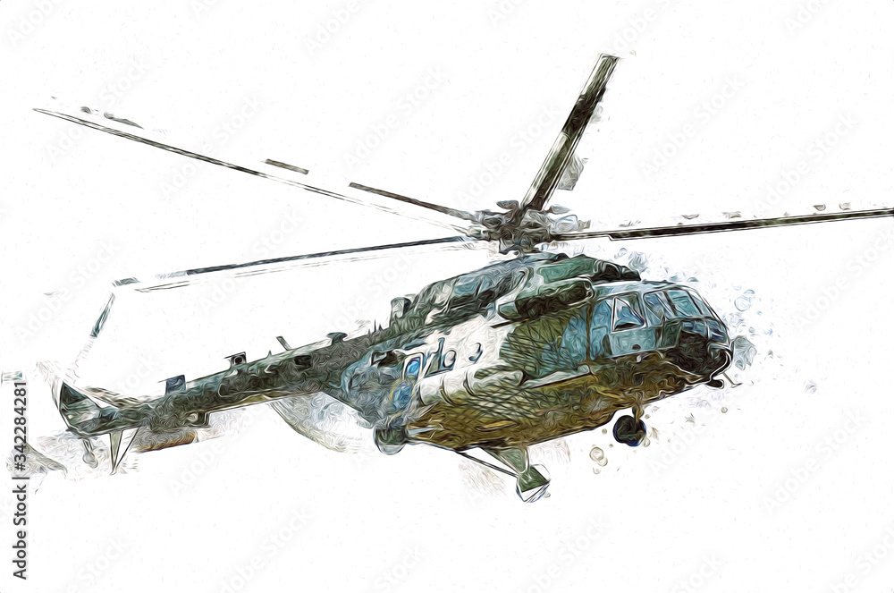Helicopter Artwork