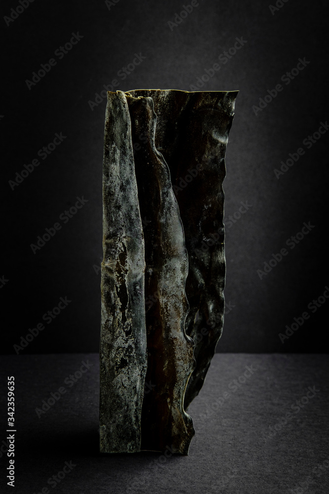 Kombu, seaweed used in Japanese cuisine, also known as dashima or in ...