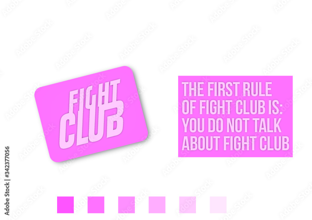 Fight Club Soap Vector