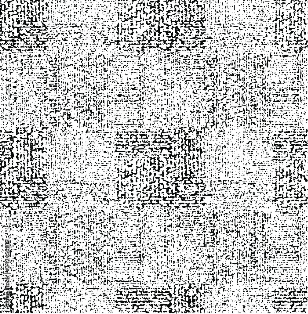 Distressed fabric texture. Vector texture of weaving fabric. Grunge ...