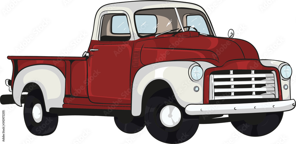 cartoon hot rod,hot rod,american car,cartoon car,pickup Stock ...