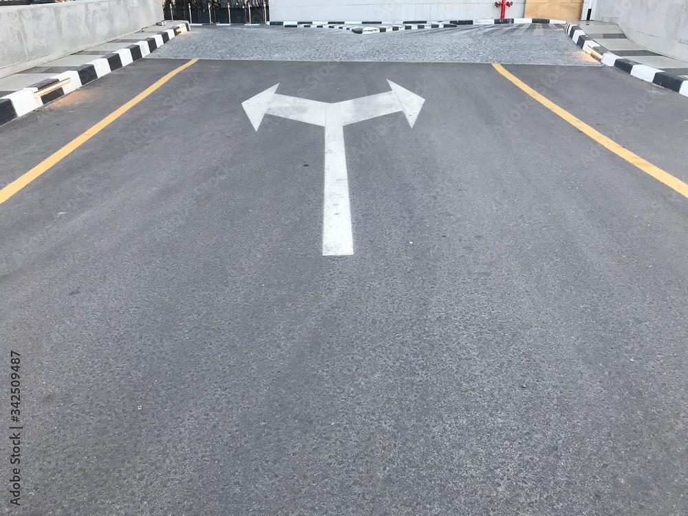 This tarmac road both ways sign is an example of taking decisions in ...