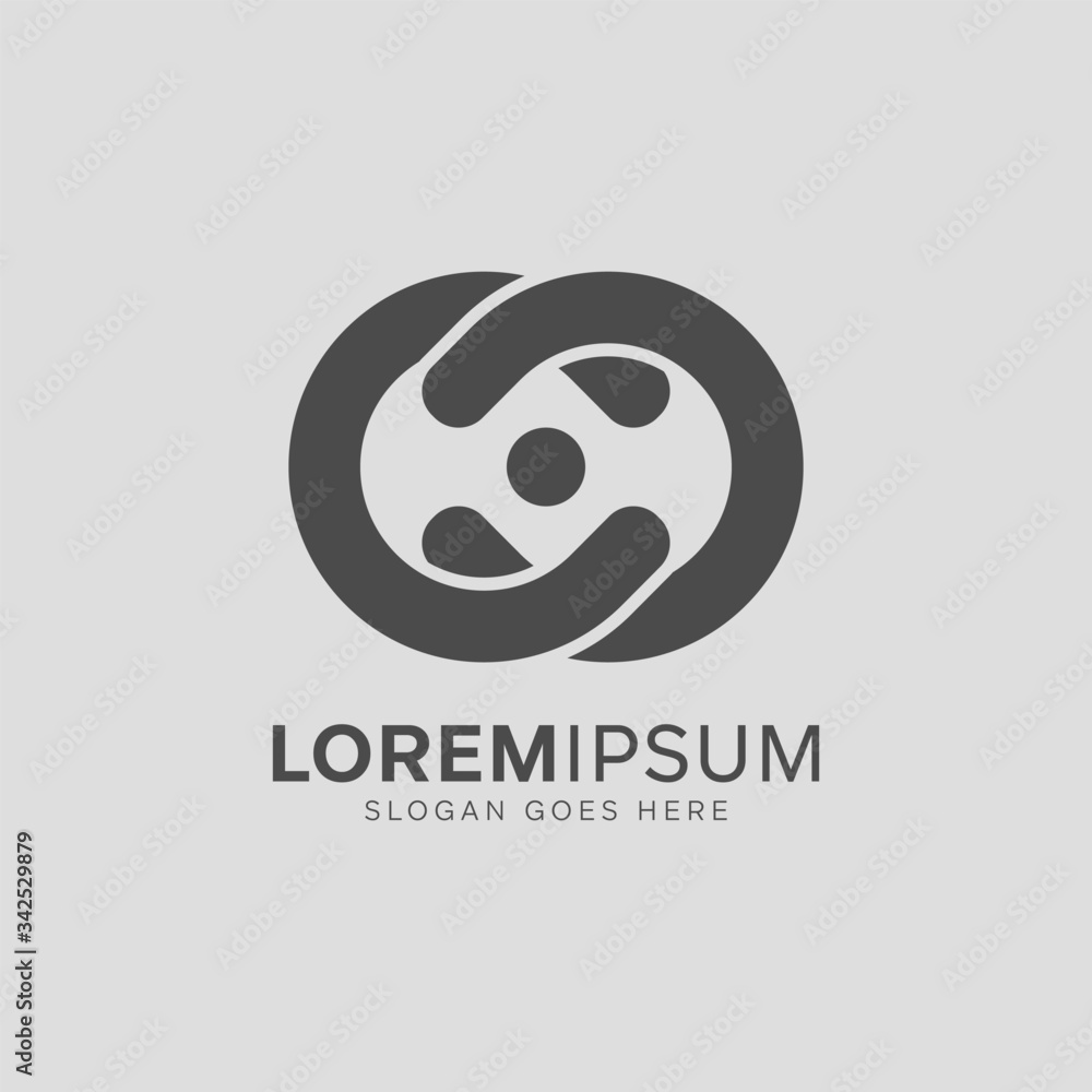 cc Logo Design Stock Vector | Adobe Stock