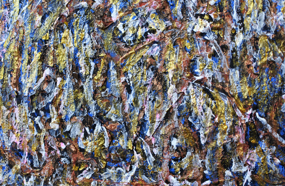 Sketch in the style of abstract expressionism. Abstract background in ...