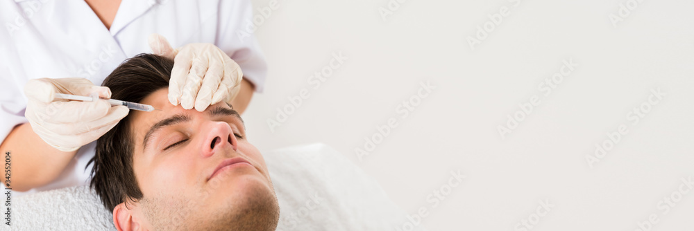 Man Having Botox Treatment Stock Photo | Adobe Stock