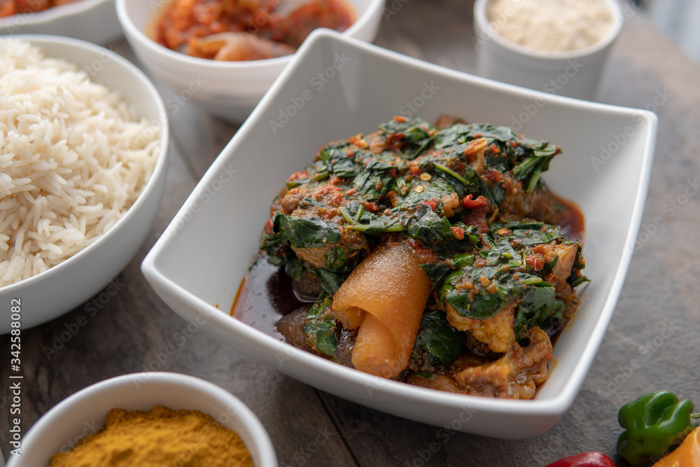African national food dish grilled meat and chicken dish wings home ...