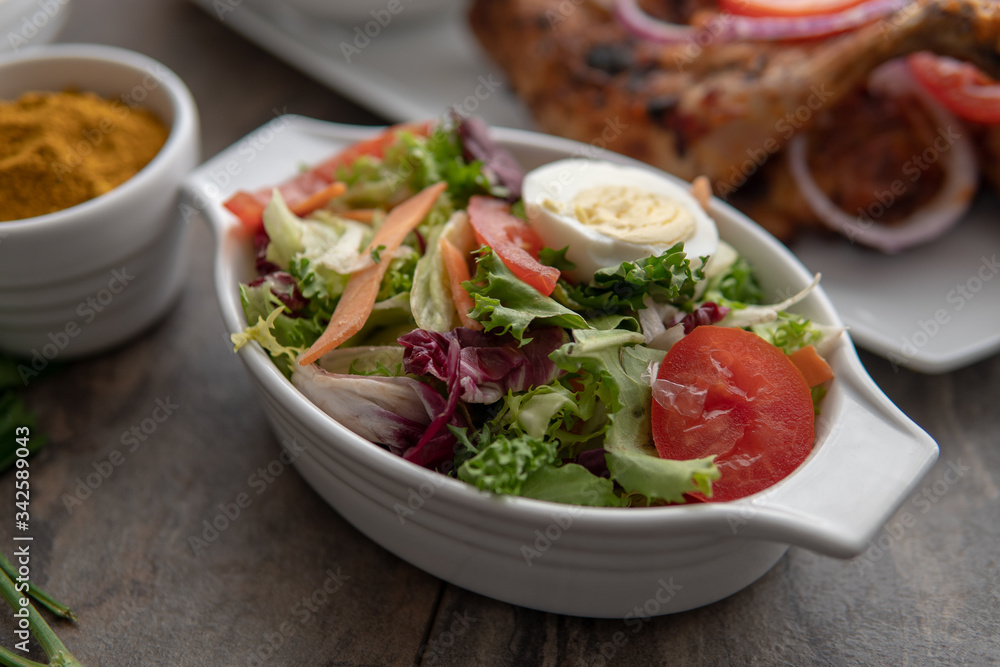 African national food dish grilled meat and chicken dish wings home ...