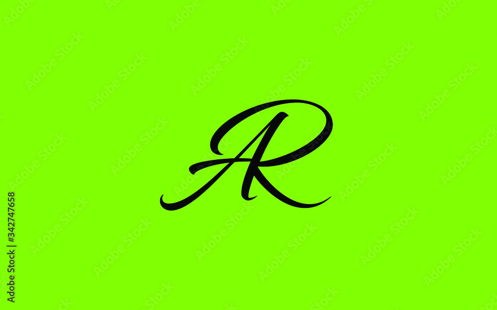 The Letter R In Cursive