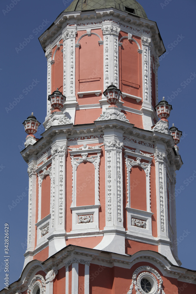Detail of Menshikov Tower or Orthodox Church of Archangel Gabriel at ...