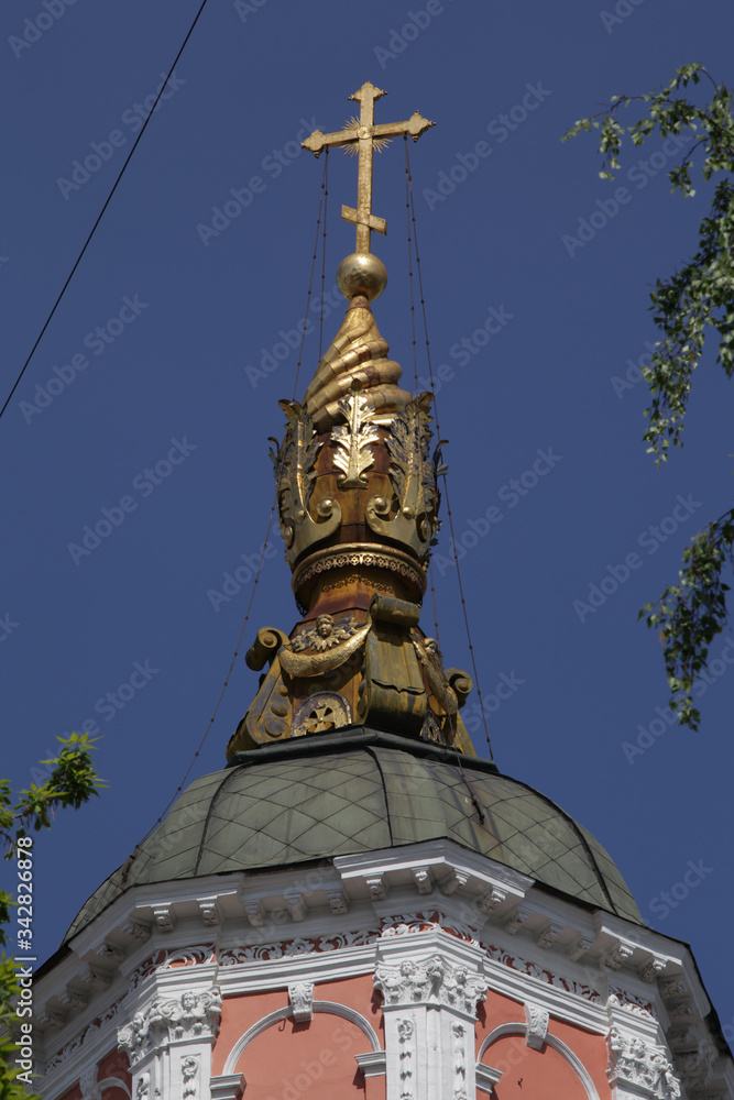 Detail of Menshikov Tower or Orthodox Church of Archangel Gabriel at ...