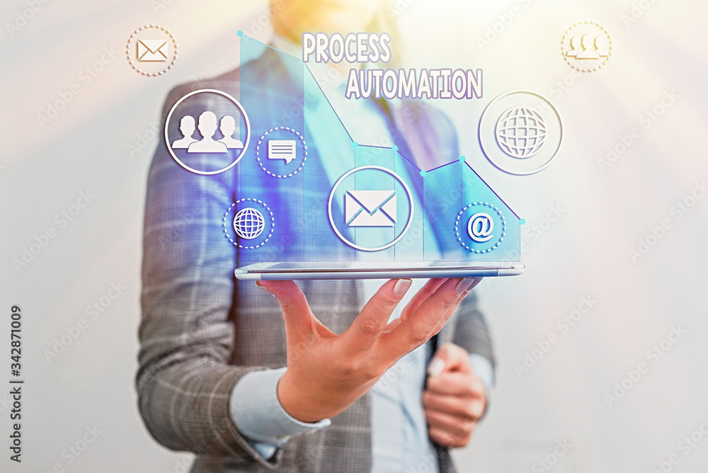 Writing note showing Process Automation. Business concept for ...
