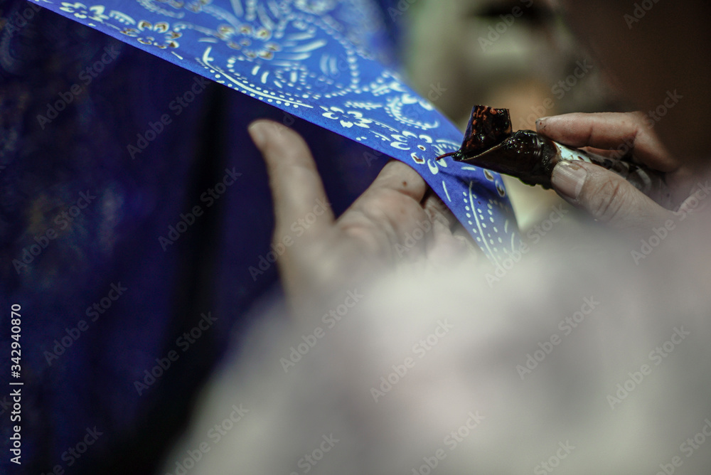 Surakarta Indonesia January 17 2020 : Beautiful Batik Motif of ...