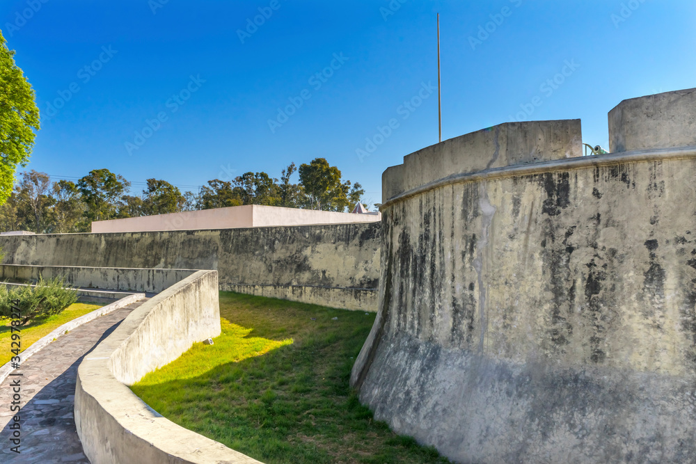 Fort of Loreto Monument Cinco De Mayo Battle Puebla Mexico Stock Photo ...