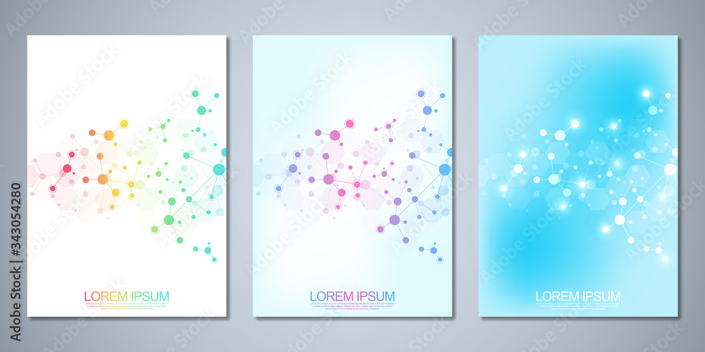 Templates brochure or cover book, page layout, flyer design with ...