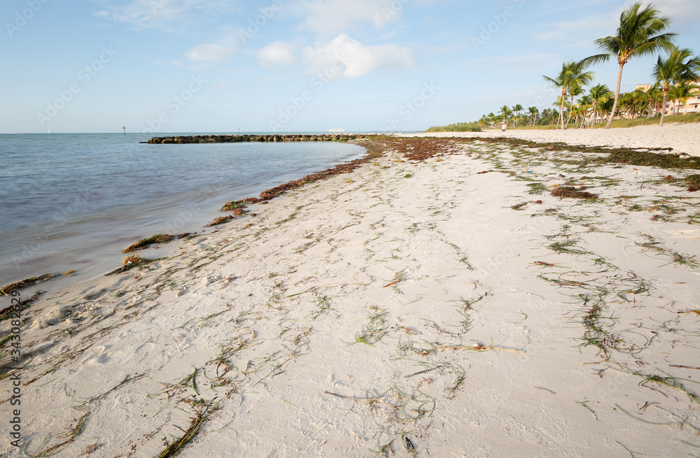Smathers Beach, Key West Florida Key. The Florida Keys are a string of ...