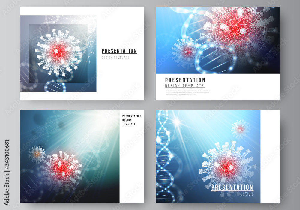 Vector layout of the presentation slides design business templates ...