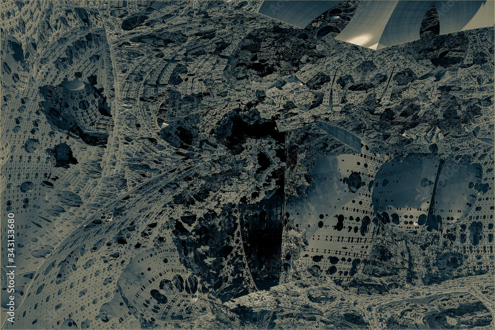 3D render. Fractal textures. Textures and backgrounds for the design ...