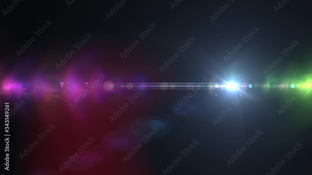 Optical lens flare effect, 4K Light Ray, high quality and realistic. a ...