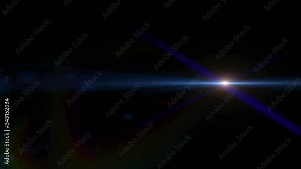 Optical lens flare effect, 4K Light Ray, high quality and realistic. a ...