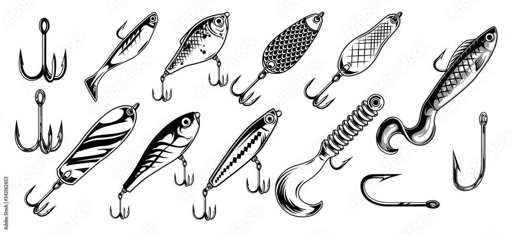 Fishing Lure Drawings