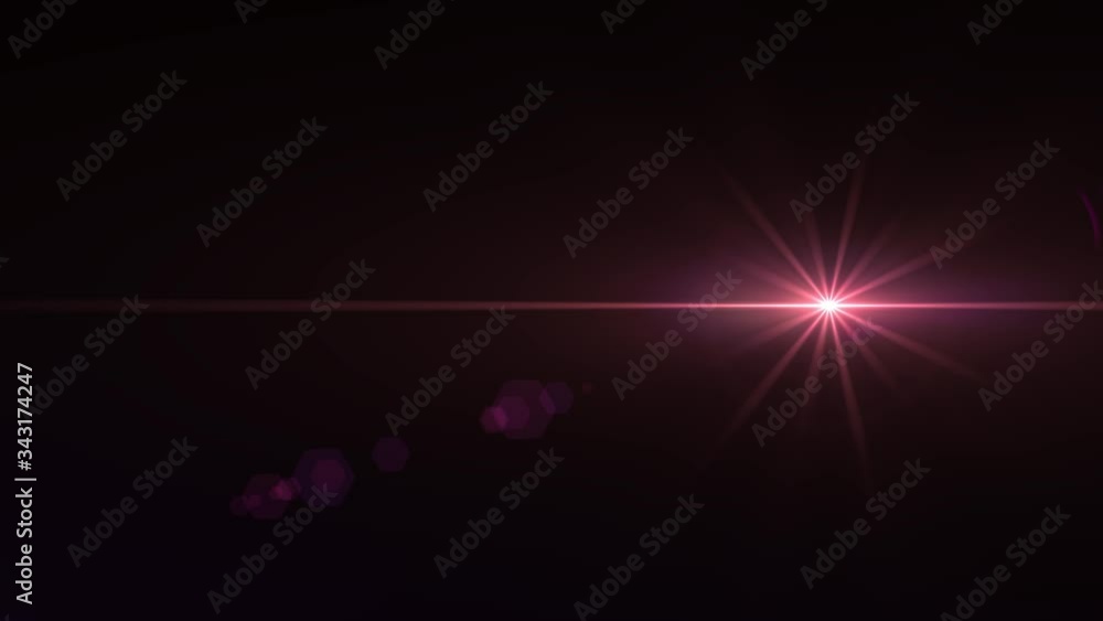 Optical lens flare effect, 4K Light Ray, high quality and realistic ...