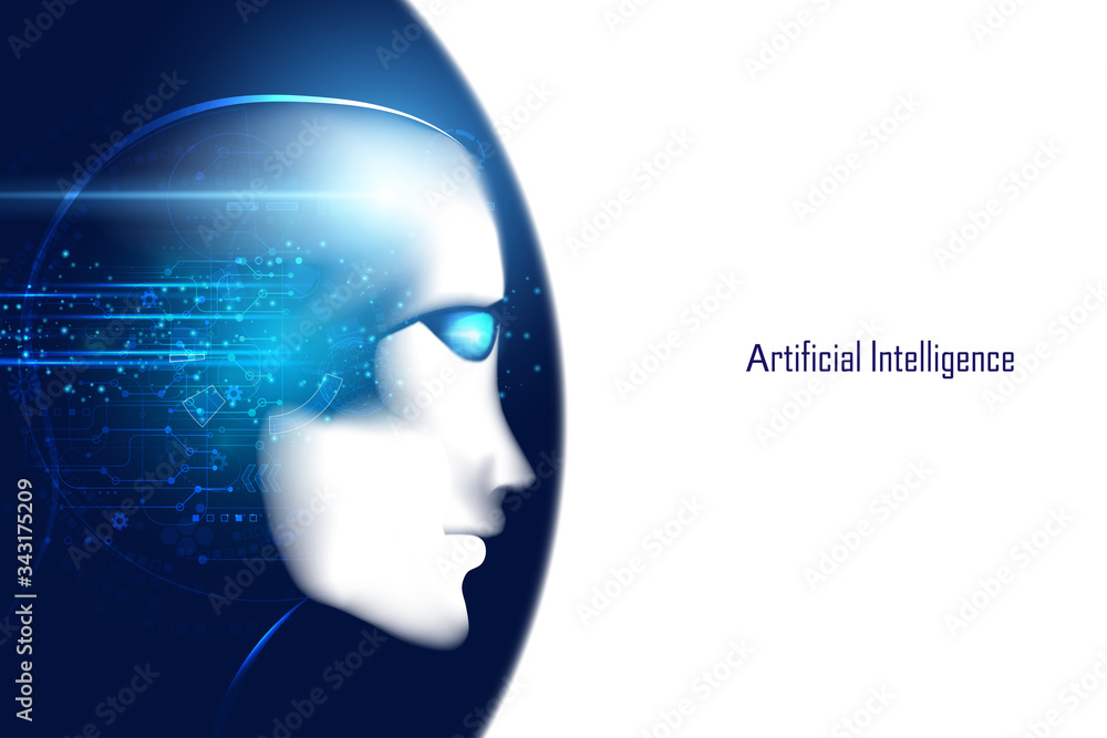Abstract smart artificial intelligence digital futuristic technology ... Abstract smart artificial intelligence digital futuristic technology ...
