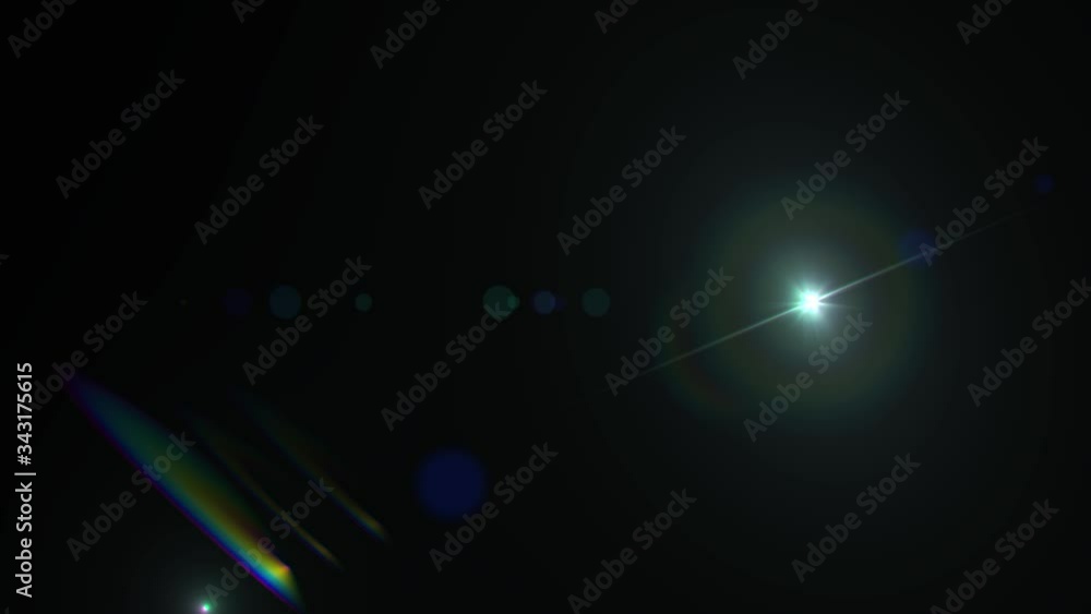 Optical lens flare effect, 4K Light Ray, high quality and realistic ...