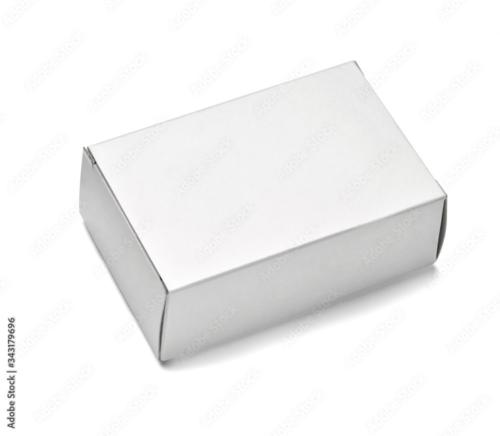 white box container template blank package design soap Stock Photo ...
