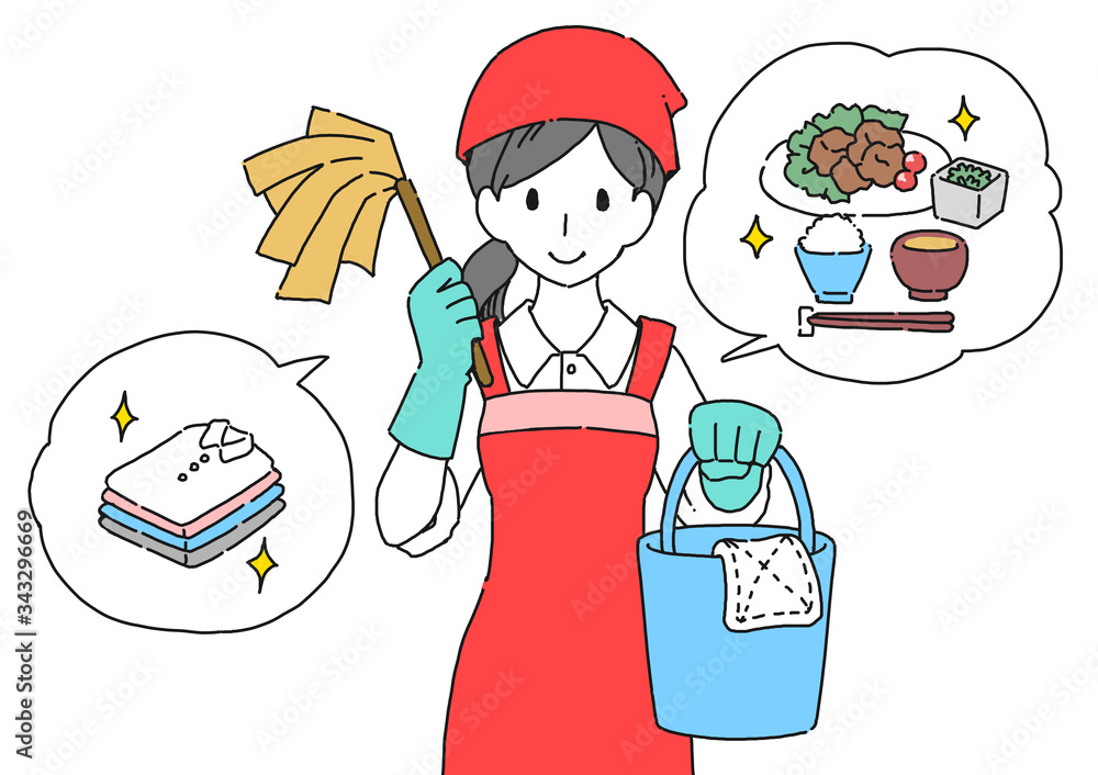 家事代行サービスのイラスト素材 Stock イラスト Adobe Stock