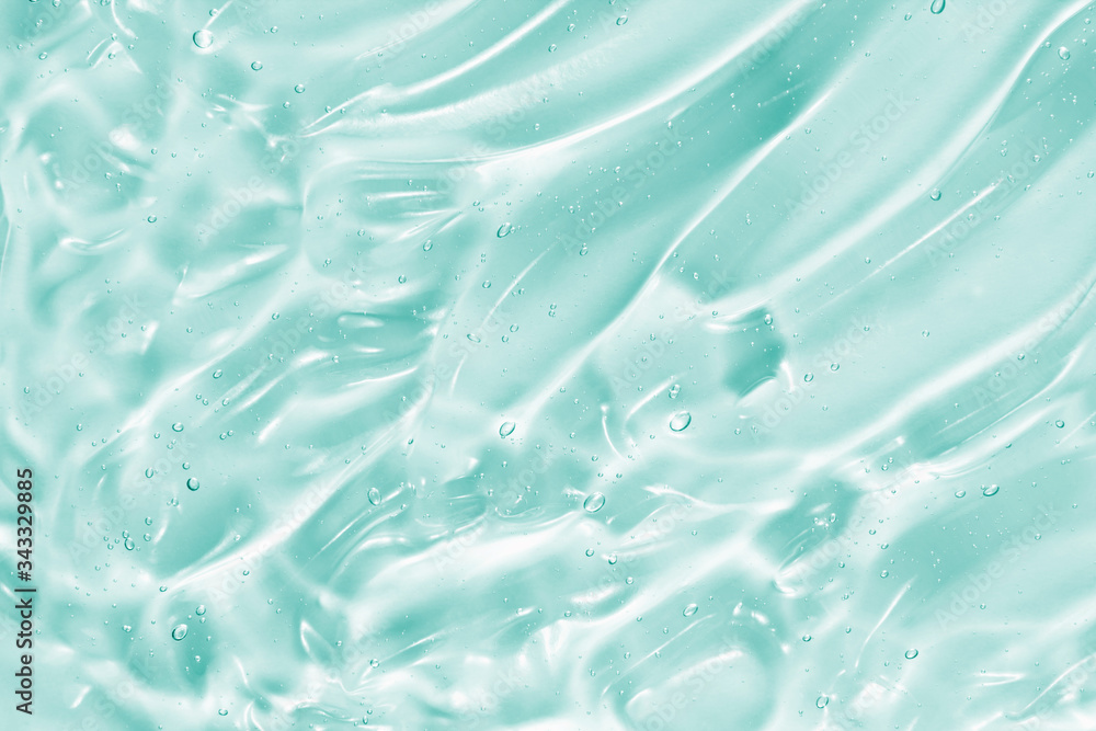 Hand sanitizer, alcohol gel, beauty serum background. Skin care clear ...