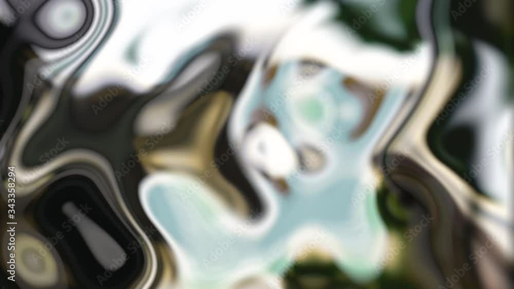 liquid metal and marble, chrome and abstract liquid. 3d render ...