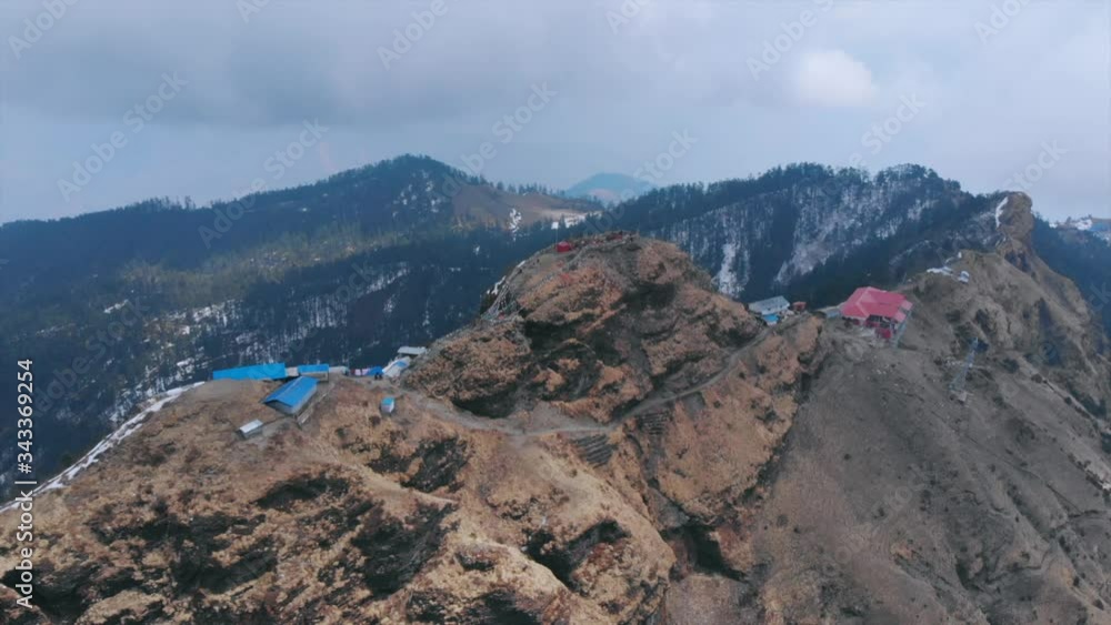 Kalinchowk Bhagwati, a holy shrine of Hindu Goddess above Kuri Village ...