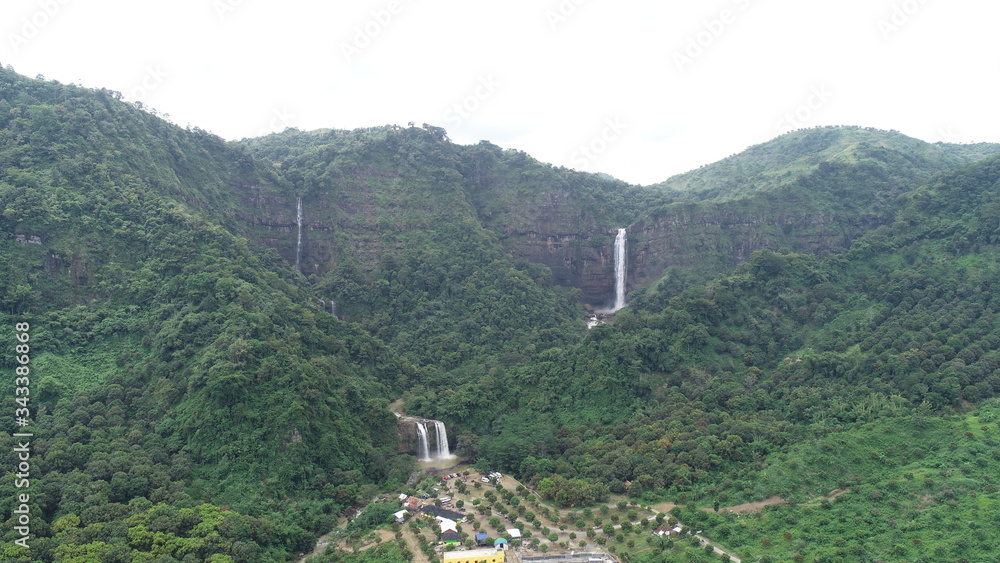 Waterfall from Geopark Ciletuh Sukabumi West Java Sukabumi Indonesia ...