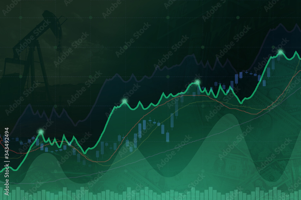Stock market or forex trading candlestick graph,Abstract Business chart ...