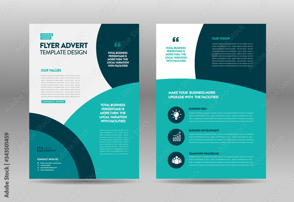 Corporate Business Flyer Design | Handout and leaflet design ...